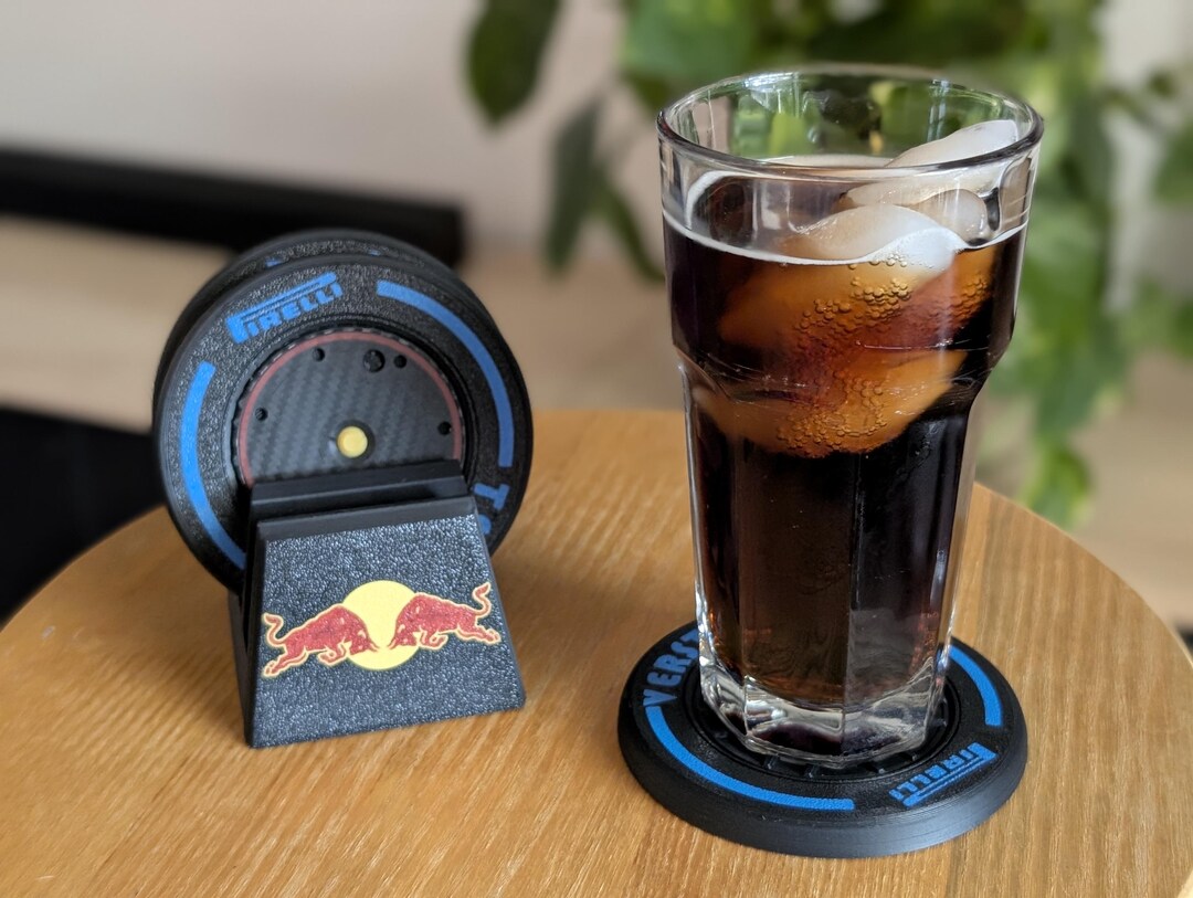 F1 Tire Coaster - Red Bull Team & Drivers - Etsy