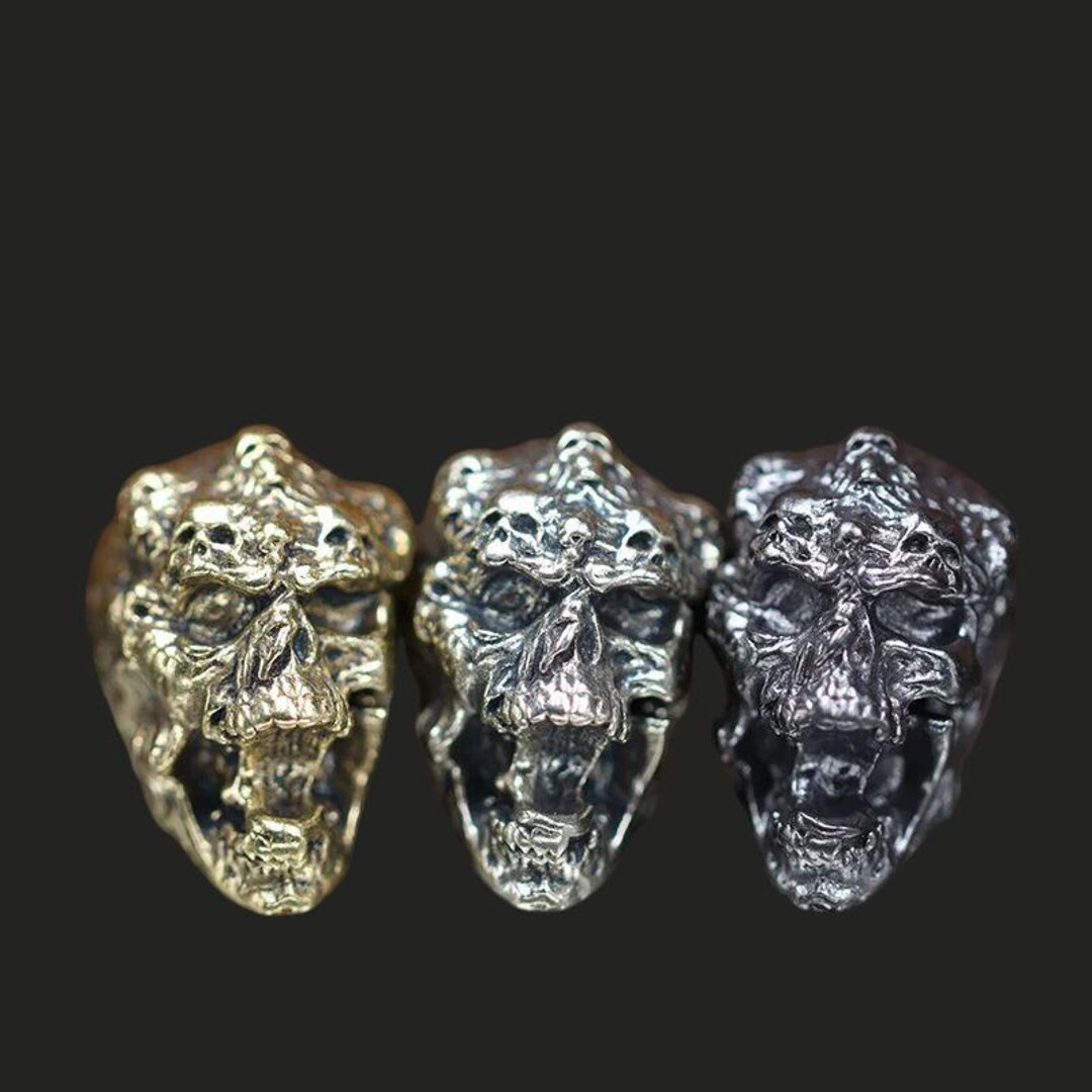 Shout Skull Brass EDC Bead – DIY Paracord, Lanyard & Punk Bracelet ...