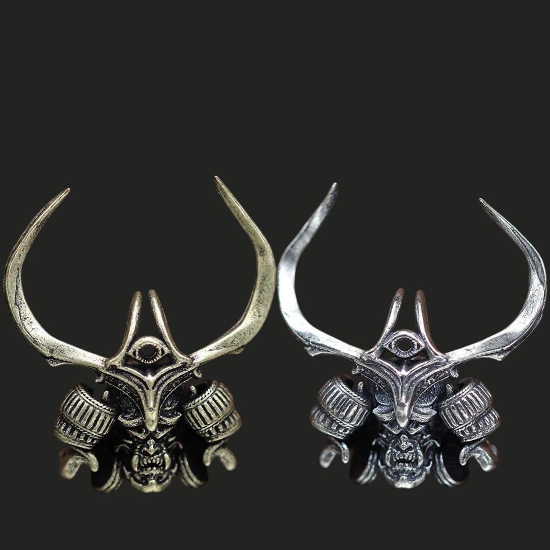 Japanese Samurai Helmet Brass EDC Bead – DIY Paracord, Lanyard ...