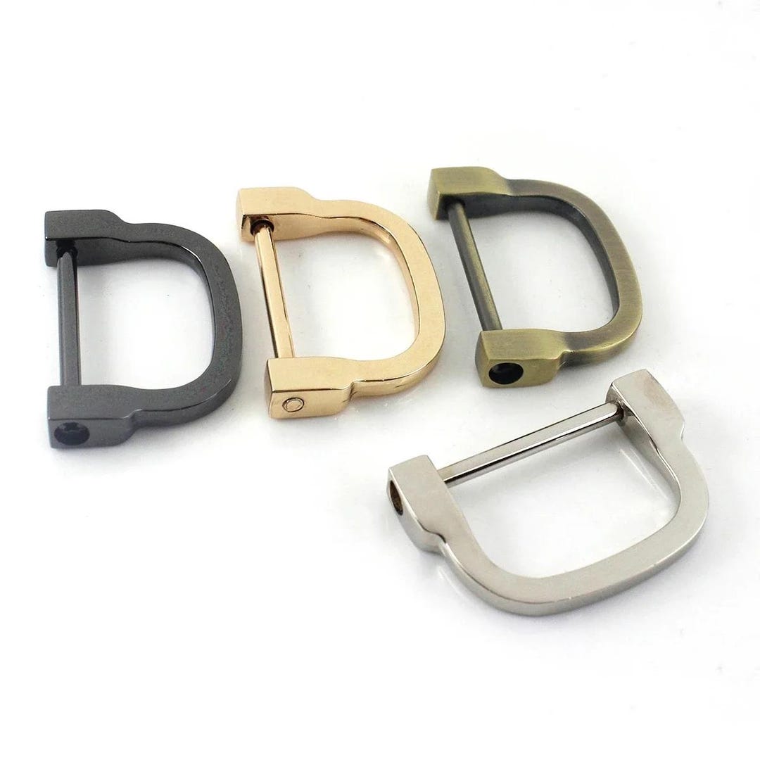 Metal D-ring Buckle Shackle, Leather Craft Bag Strap Connector - Etsy