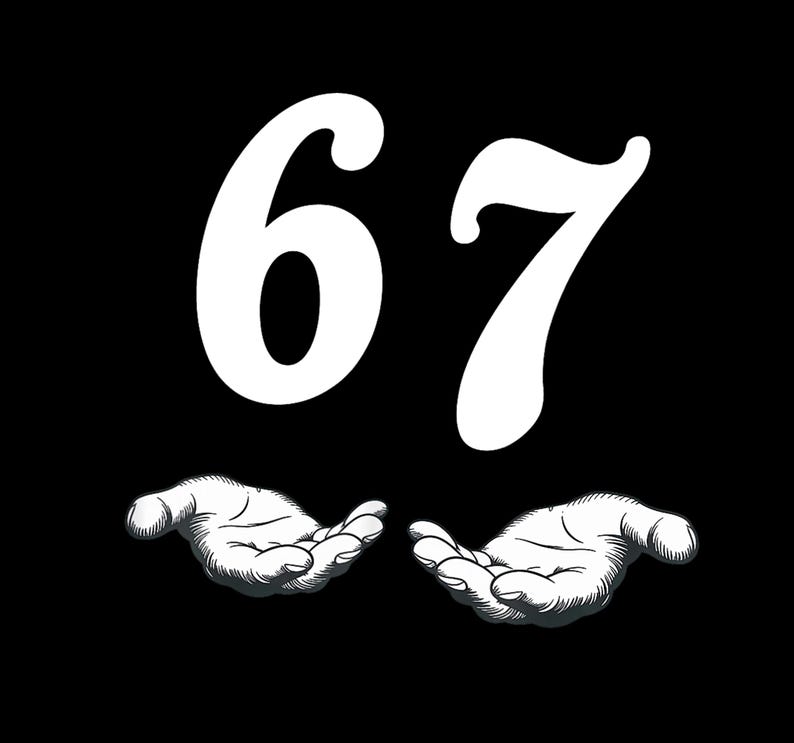Six Seven 6 7 Meme Funny Hands PNG, Viral Internet Meme Humor Png ...