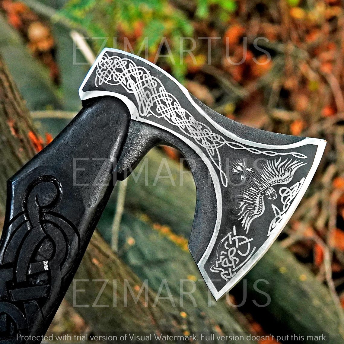 Viking Axe Replica – Handmade Norse Decor Axe | Medieval Display Piece ...