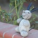 Handmade Cute Little Stone Rabbit for Home Indoor/outdoor Decorations ...