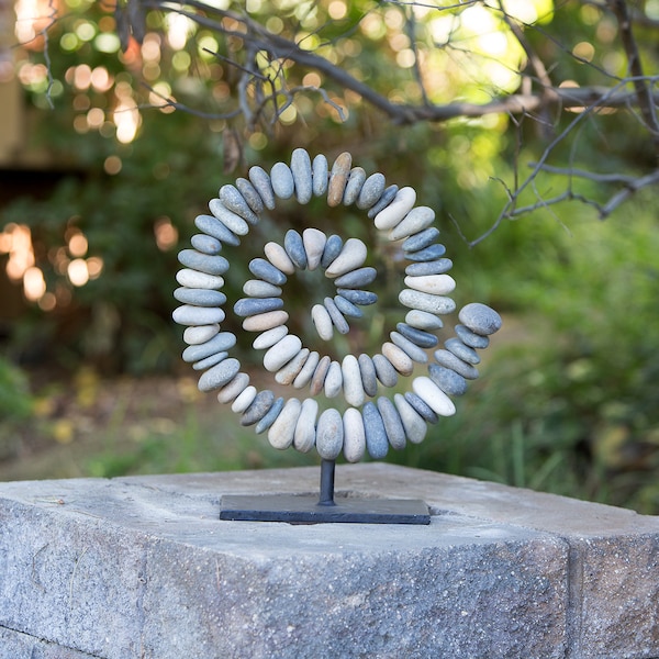 Stone Garden Sculpture - Etsy
