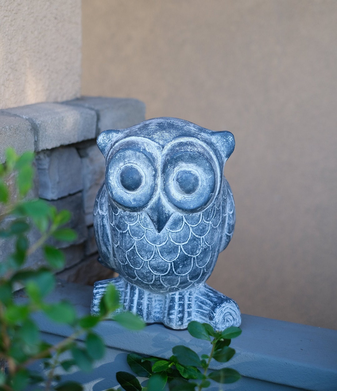 Big Large Owl Garden Statue Indoor and Outdoor Decor Figurine - Etsy