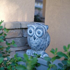 Big Large Owl Garden Statue Indoor and Outdoor Decor Figurine - Etsy