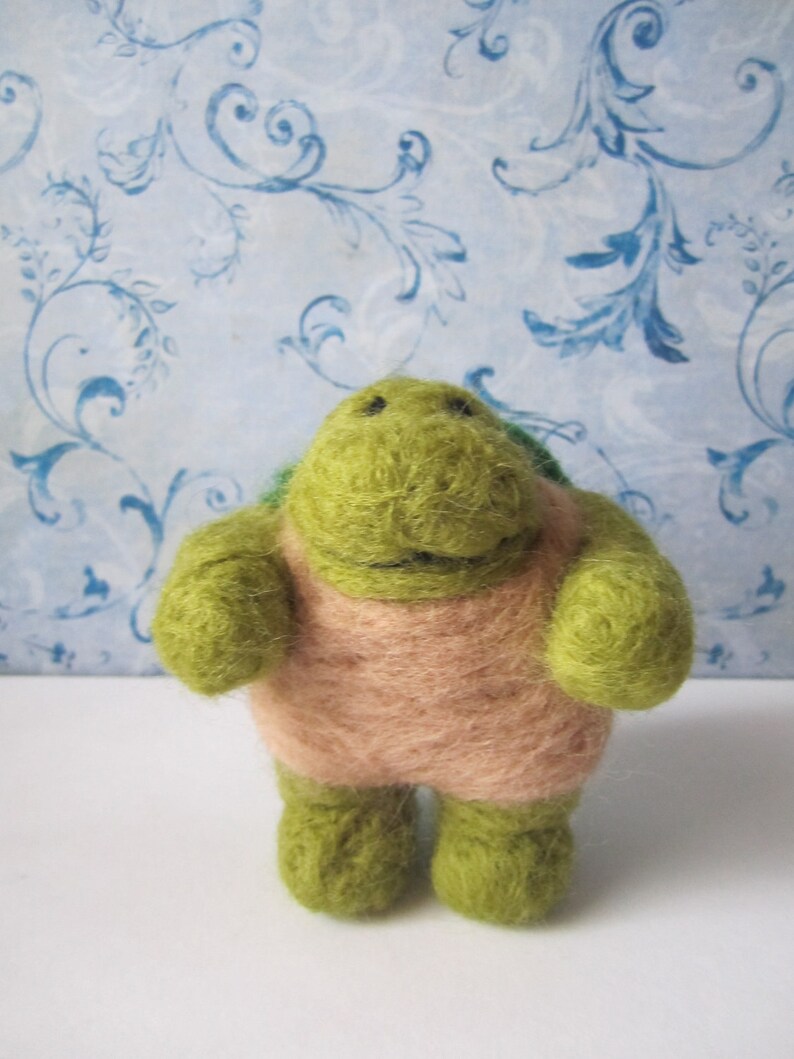 Jackson Turtle Felted Figurine - Etsy