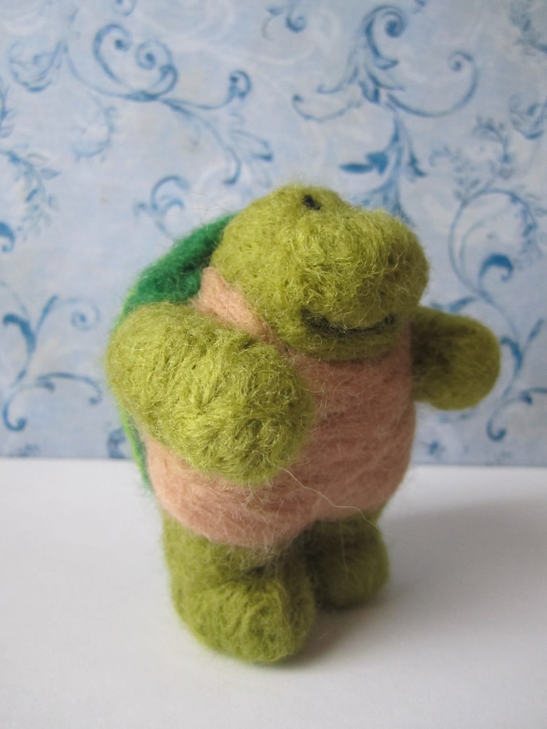 Jackson Turtle Felted Figurine - Etsy
