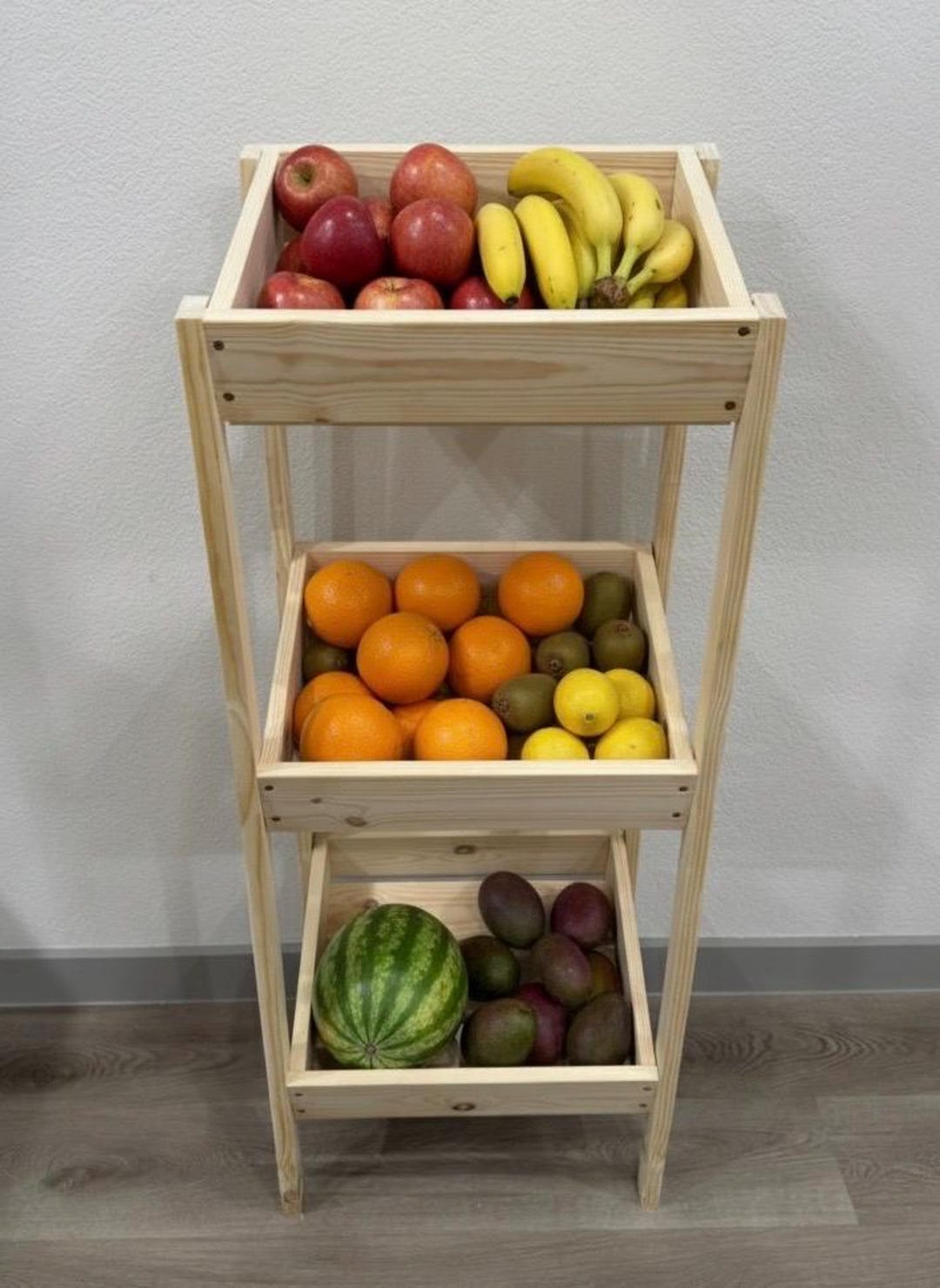 Rustic 3-tier Fruit Stand - Etsy