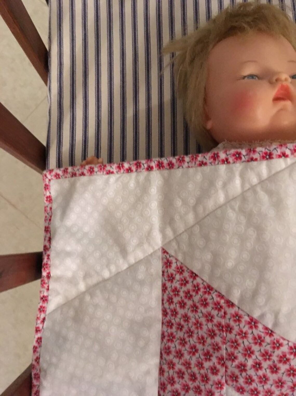 Baby Doll Quilts Handmade Quilted Star Design Free - Etsy