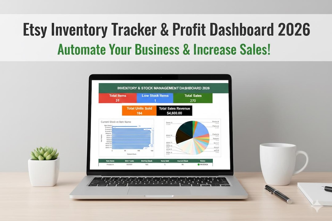 Etsy Inventory Tracker & Profit Dashboard 2026 | Automated Google ...