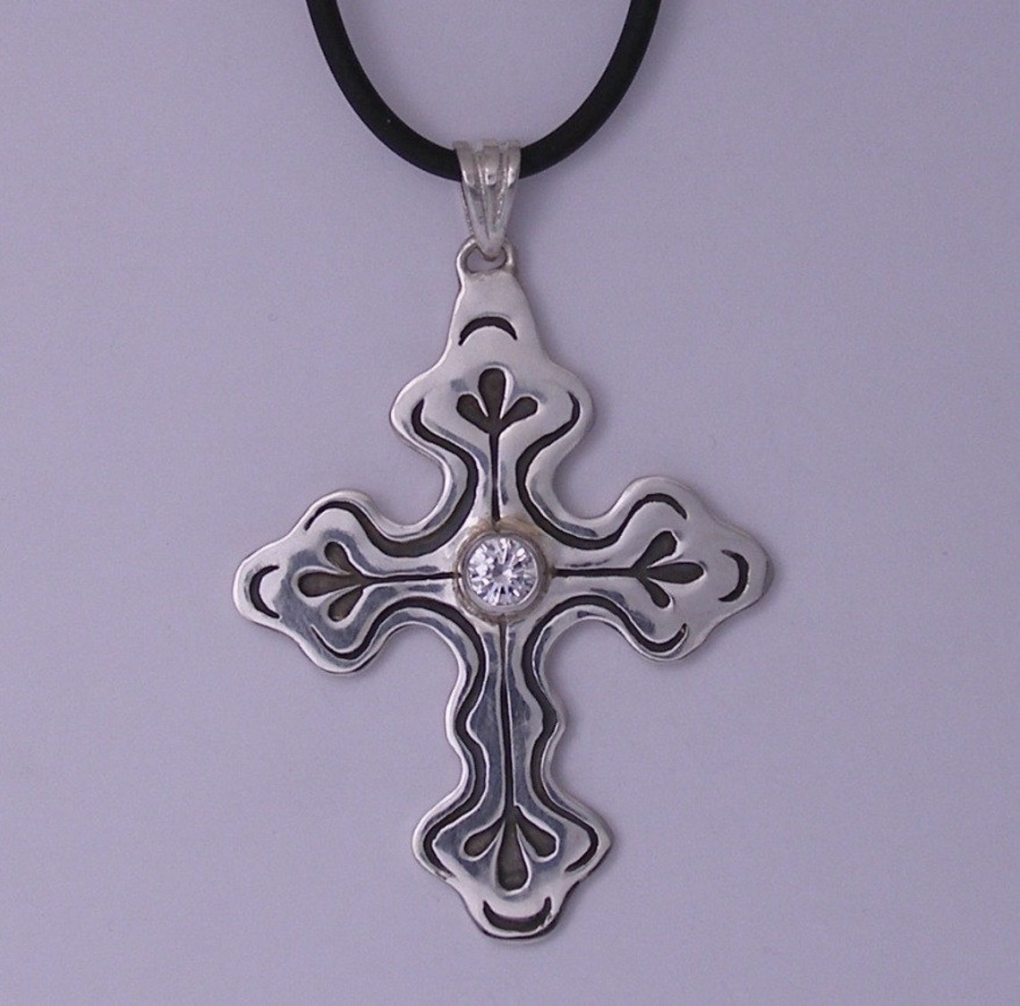 Trinity Cross Pendant, Hand Made in Solid Sterlium Sterling Silver and ...