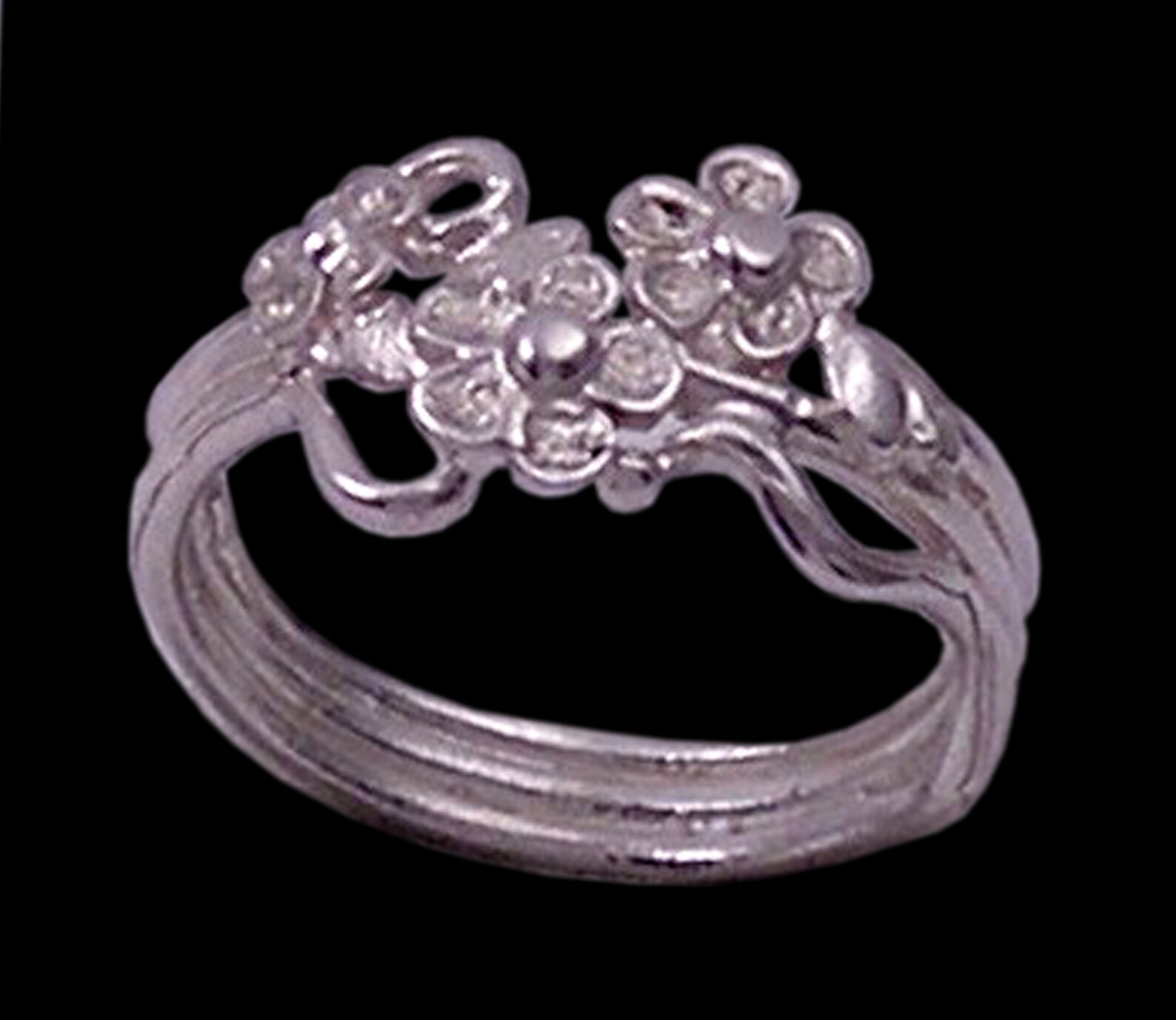 Forget-me-not Jewelry Hand Made Sterling Silver Forget-me-not - Etsy