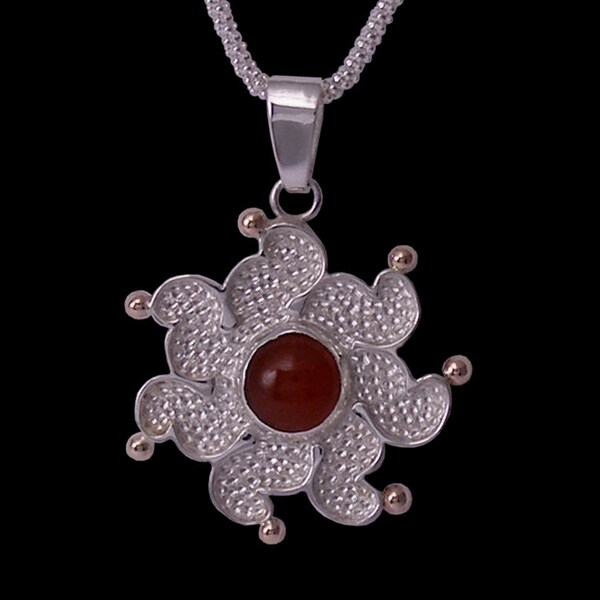 Forget-me-not Jewelry, Hand Made Sterling Silver Forget-me-not 'triple ...