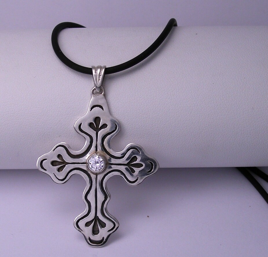 Trinity Cross Pendant, Hand Made in Solid Sterlium Sterling Silver and ...