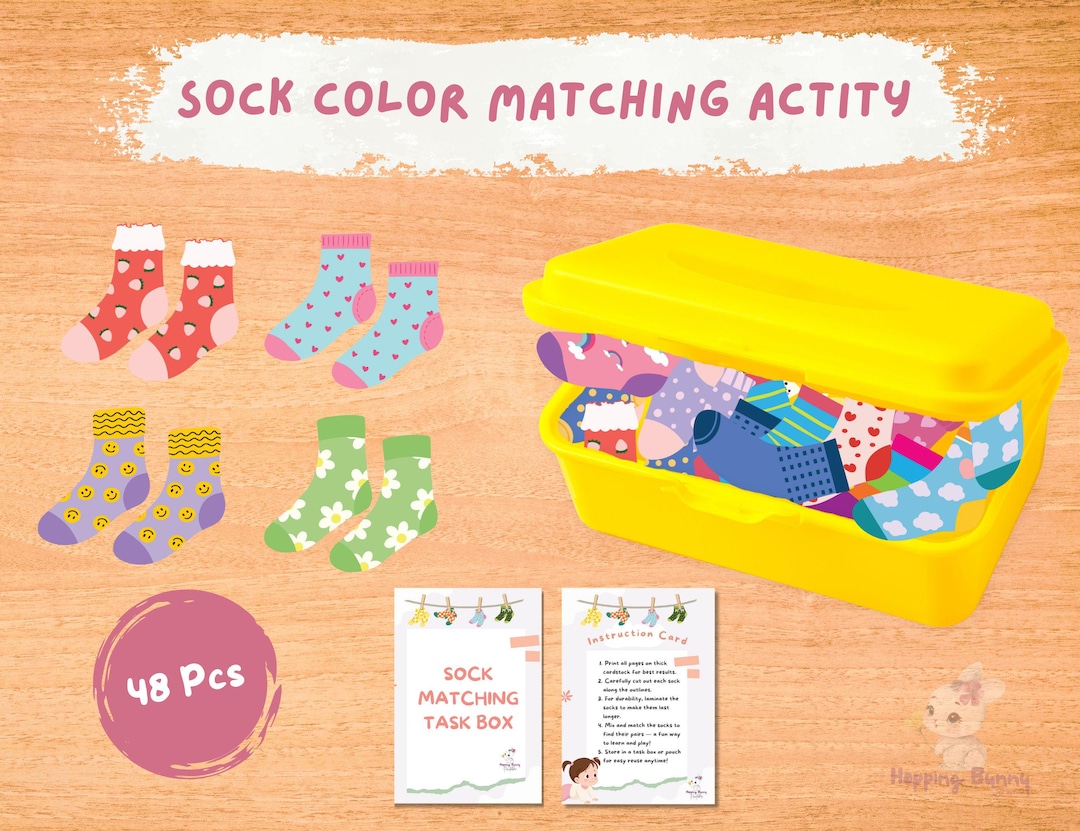 Sock Matching Game for Kids | Fun Fine Motor & Color Recognition ...