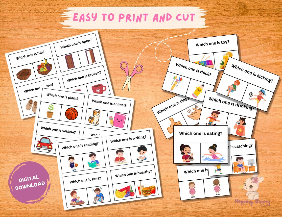60 WH Questions Task Cards for Kids | Speech Therapy, ESL & Special ...