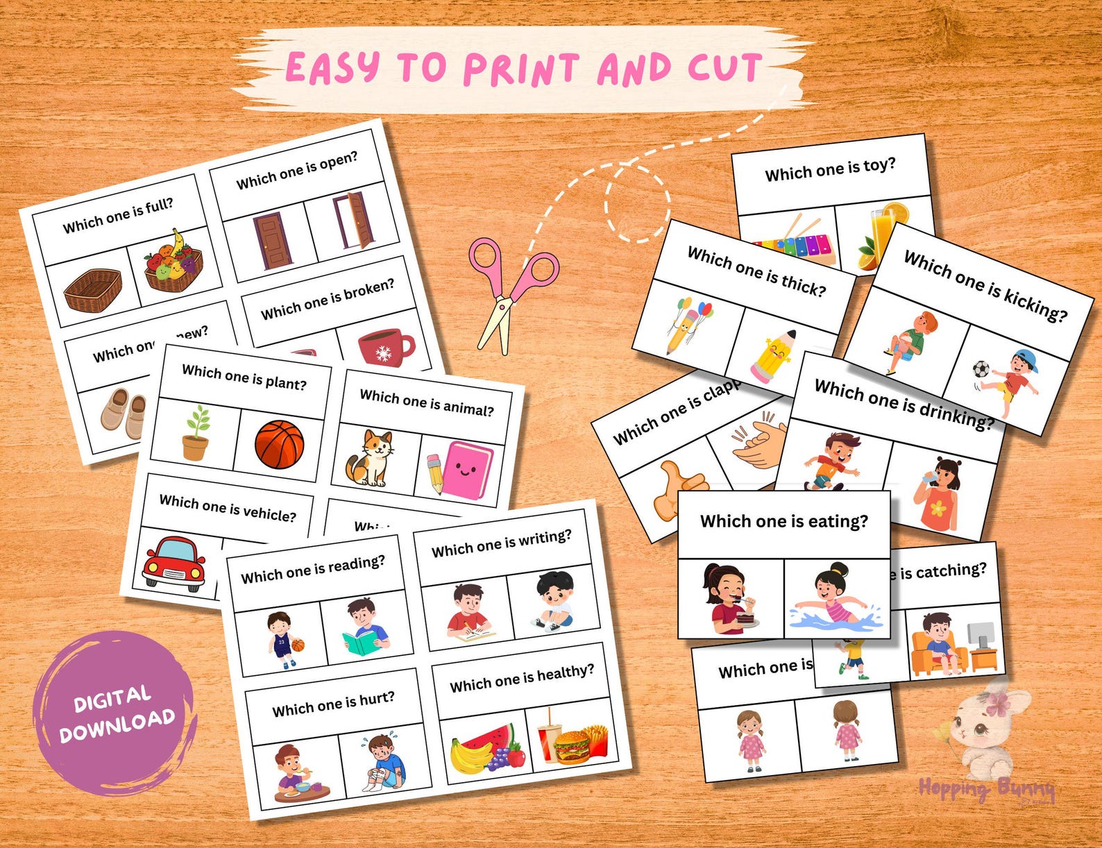 60 WH Questions Task Cards for Kids | Speech Therapy, ESL & Special ...