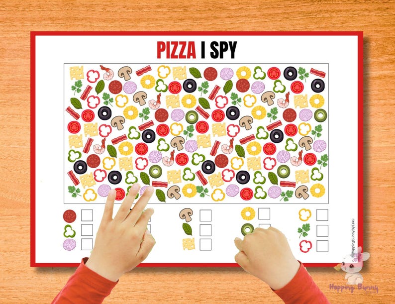 Build A Pizza Printable | Kids Pretend Play Activity | Preschool ...