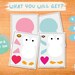 Valentine Penguin Craft for Kids | Cut and Paste Preschool Activity ...