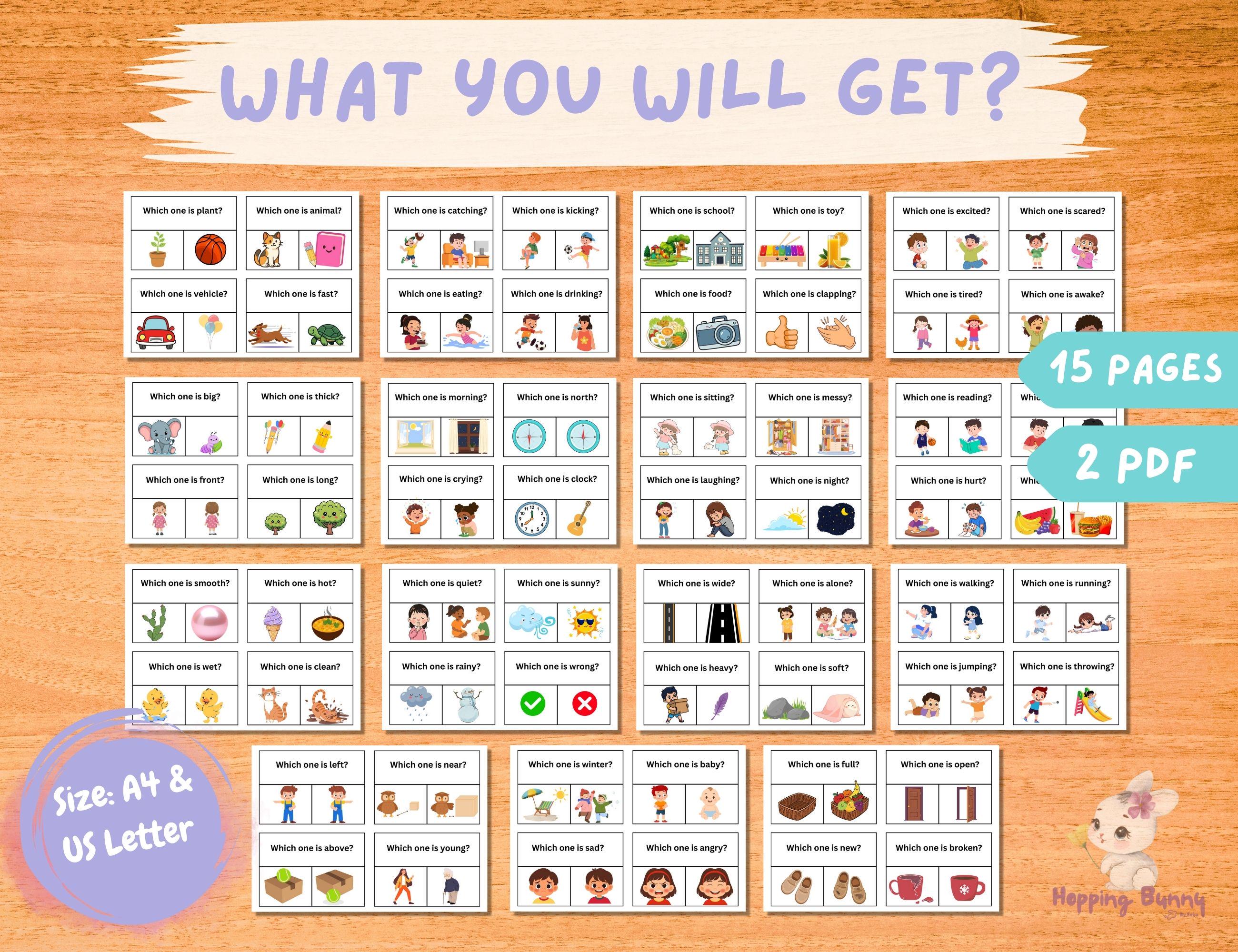 60 WH Questions Task Cards for Kids | Speech Therapy, ESL & Special ...