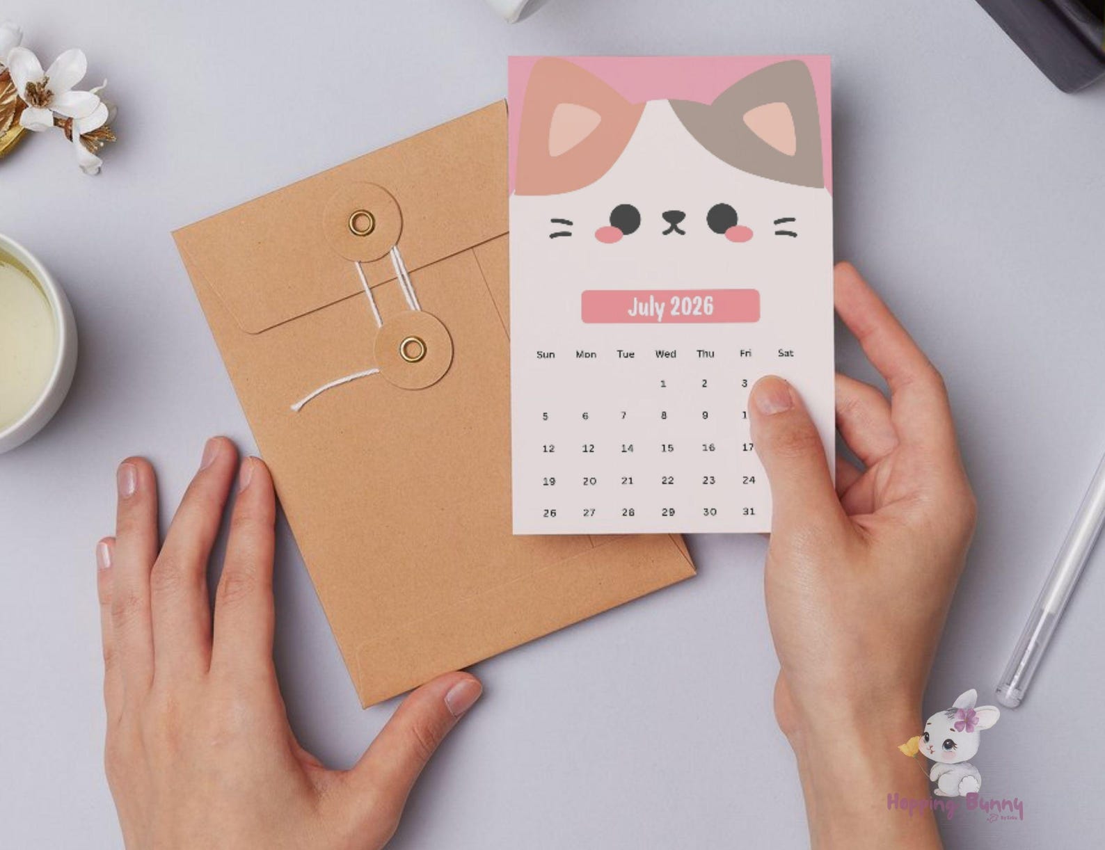 Kids Printable Calendar 2026 • Cute Animal Monthly Calendar ...