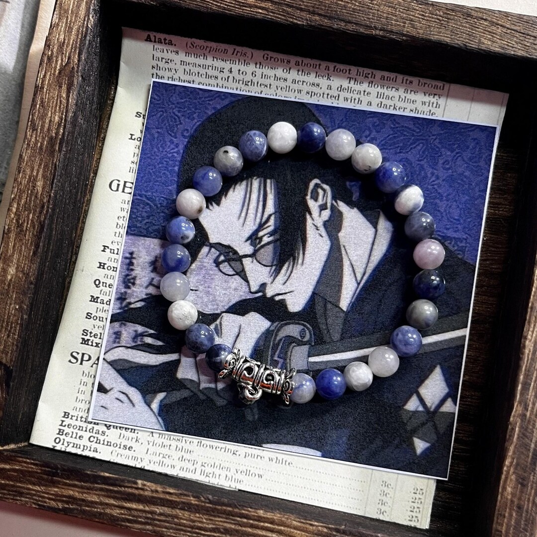 Samurai Champloo Jin Bracelet, Anime Inspired Beaded Bracelet, Handmade ...