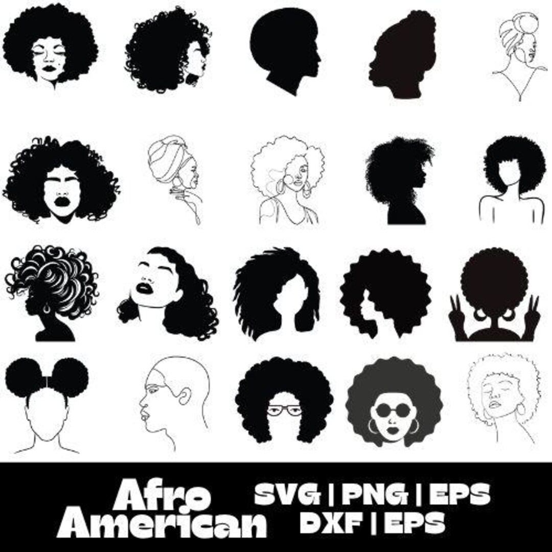 Black Woman SVG: Queen, Boss Lady, Afro Diva (cut Files) - Etsy