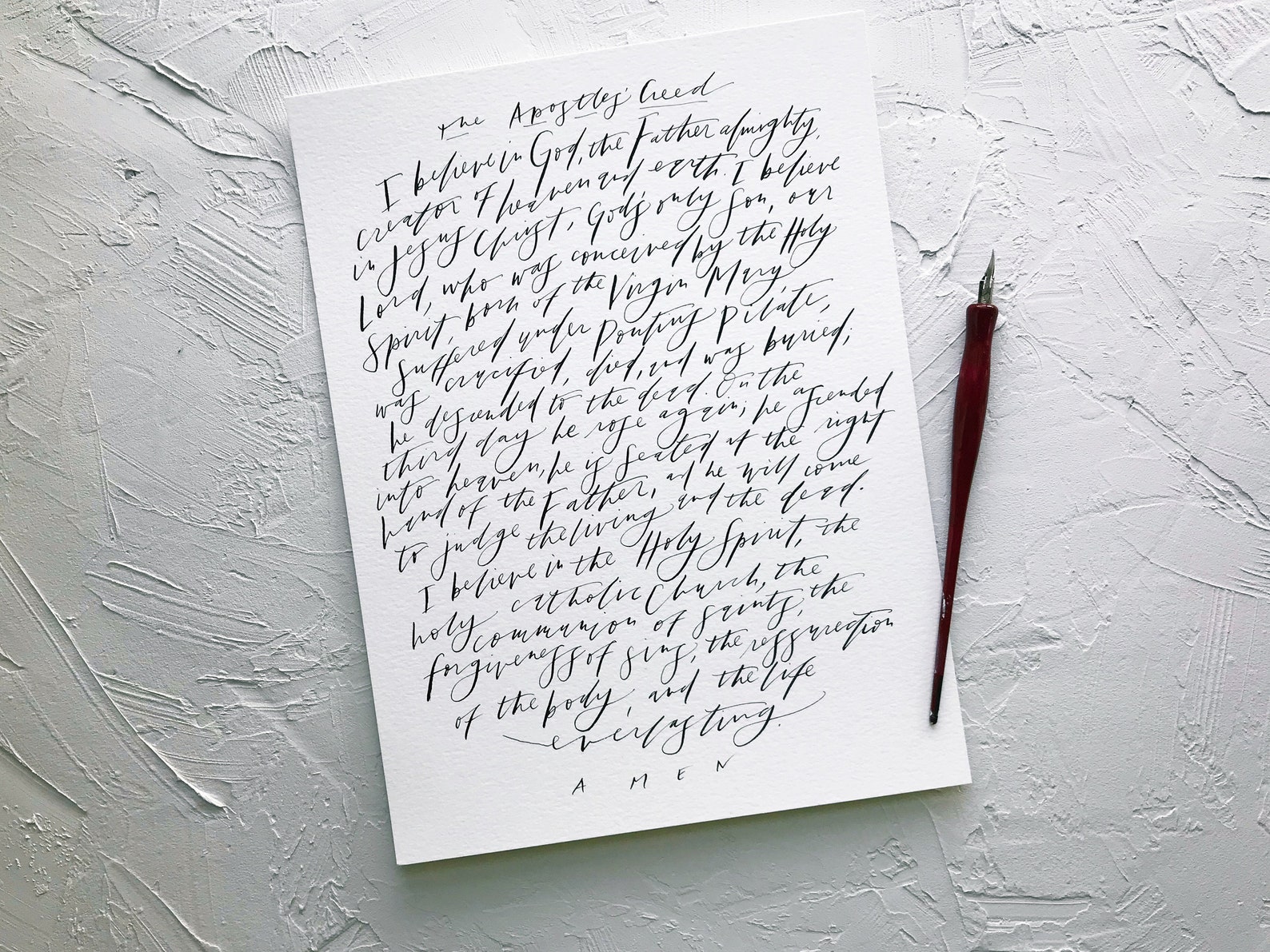 Long Passage Calligraphy // Long Quote Calligraphy // - Etsy