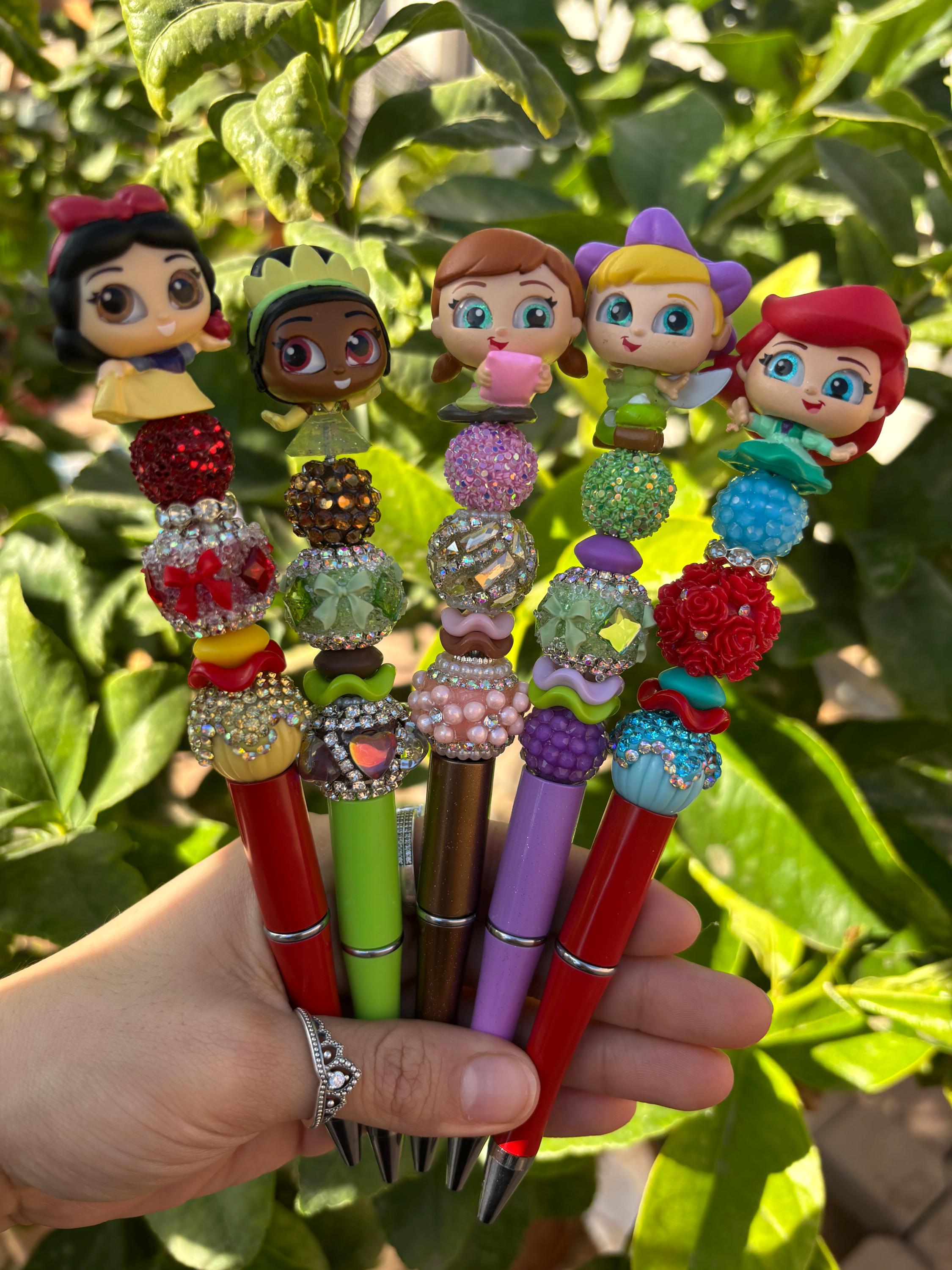 Beaded Princess Doorable Pens - Etsy