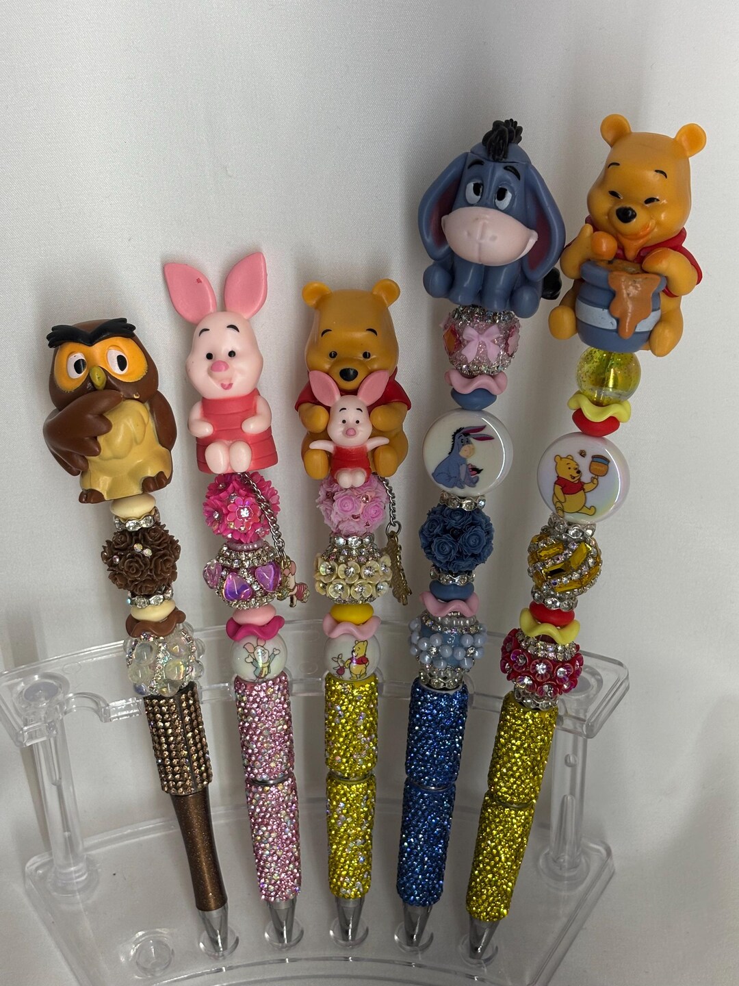 Winnie the Pooh and Friends Beaded Pens - Etsy