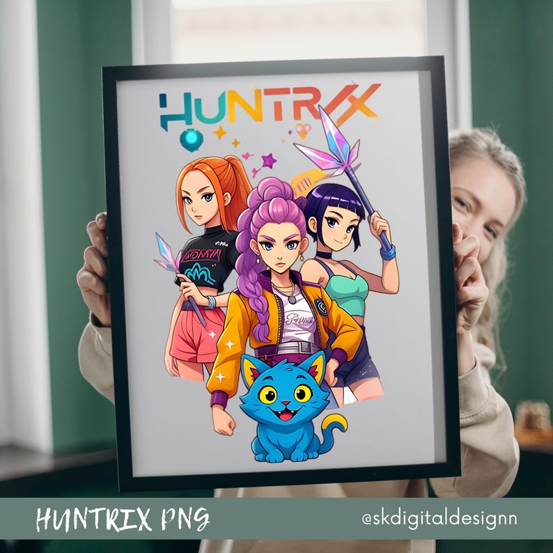 Rumi Huntrix PNG | Kpop Demon Hunters | Saja Boys | Huntrix Tshirt ...