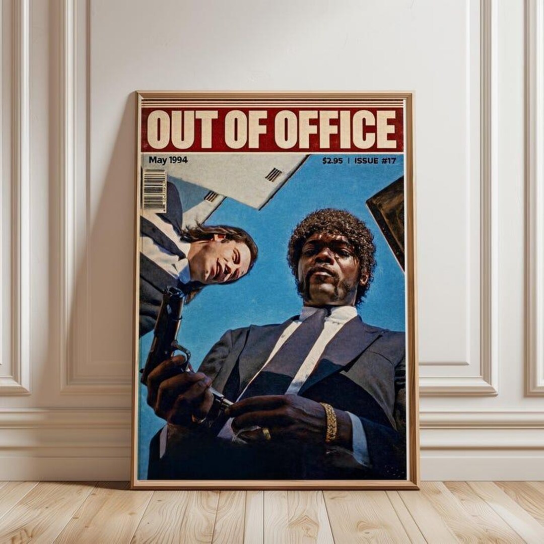 Pulp Fiction Magazine Cover Print, 90s Retro Noir (digital Download) - Etsy