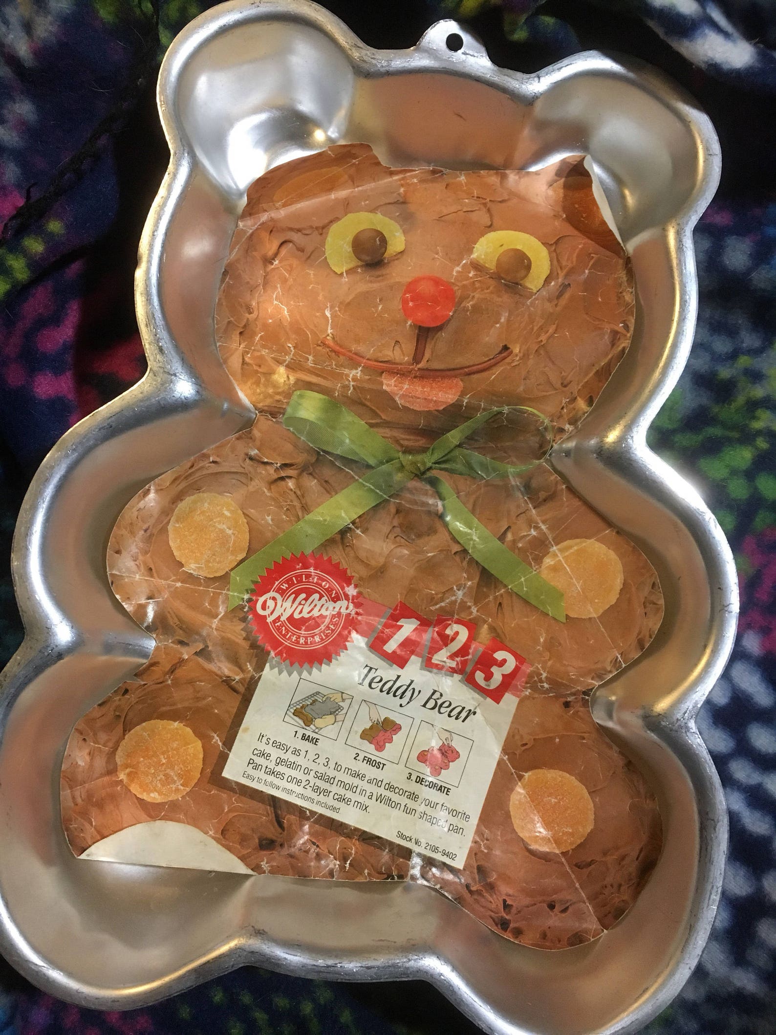 2105-9402 1986 Teddy Bear Wilton Cake Pan Animal Cake Pan | Etsy