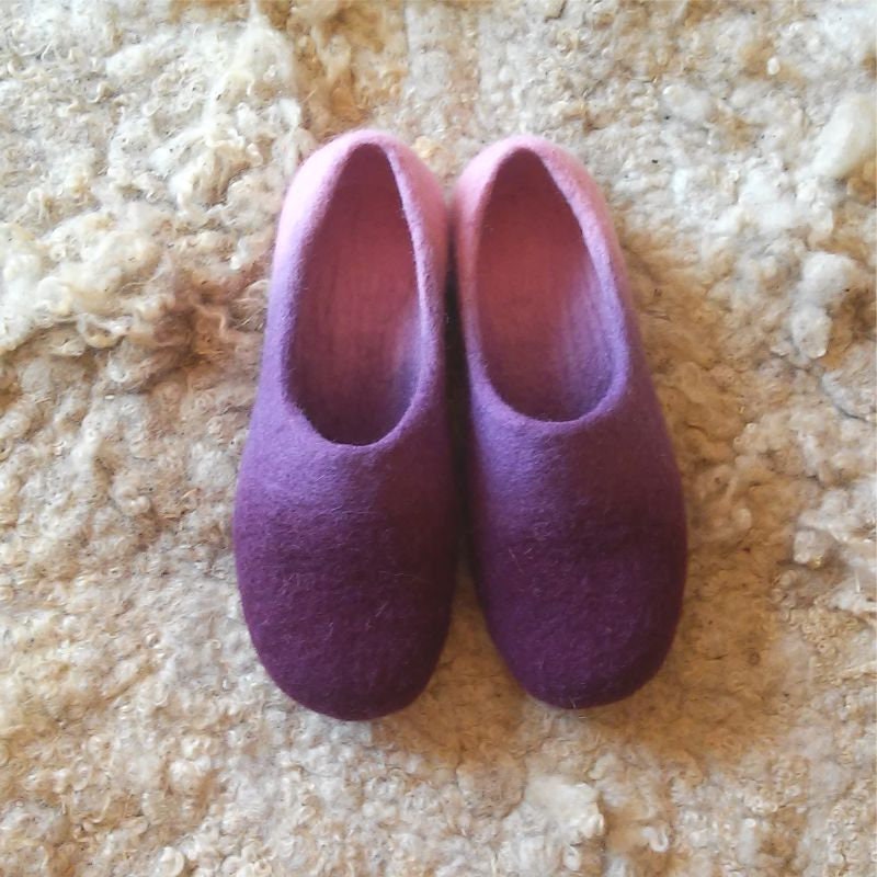 Felted Wool Slippers - Etsy