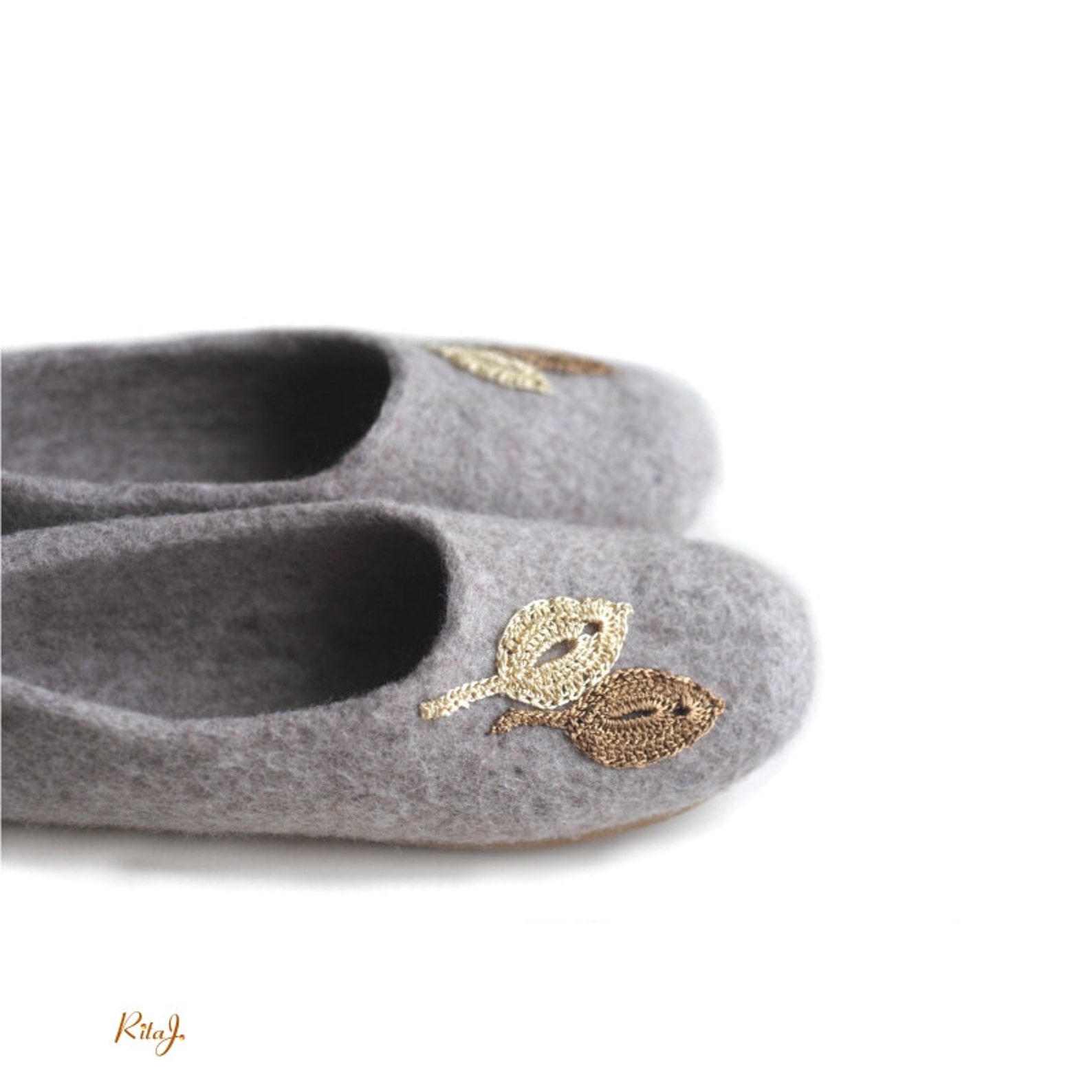 Felted Slippers - Women -handmade - Felted House Shoes - Etsy