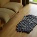 Felt Stone Rug - Felt Stone - Wool Rug - Ecofriendly Wool Rug - Light ...
