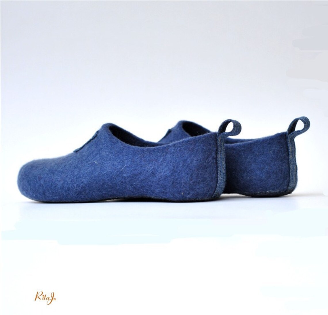 Felted Slippers i Like Jeans. | Etsy