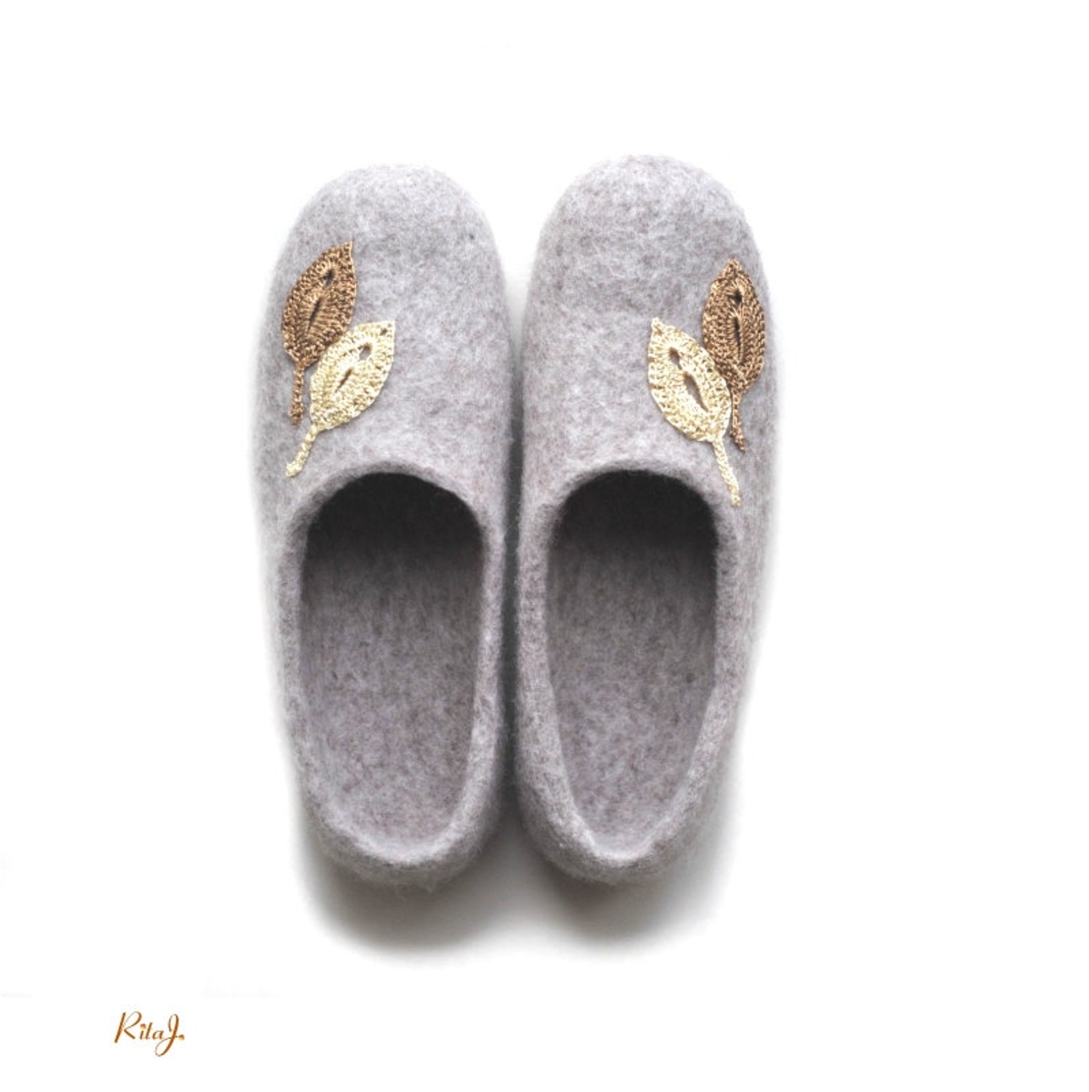 Felted Slippers Women handmade Felted House Shoes - Etsy