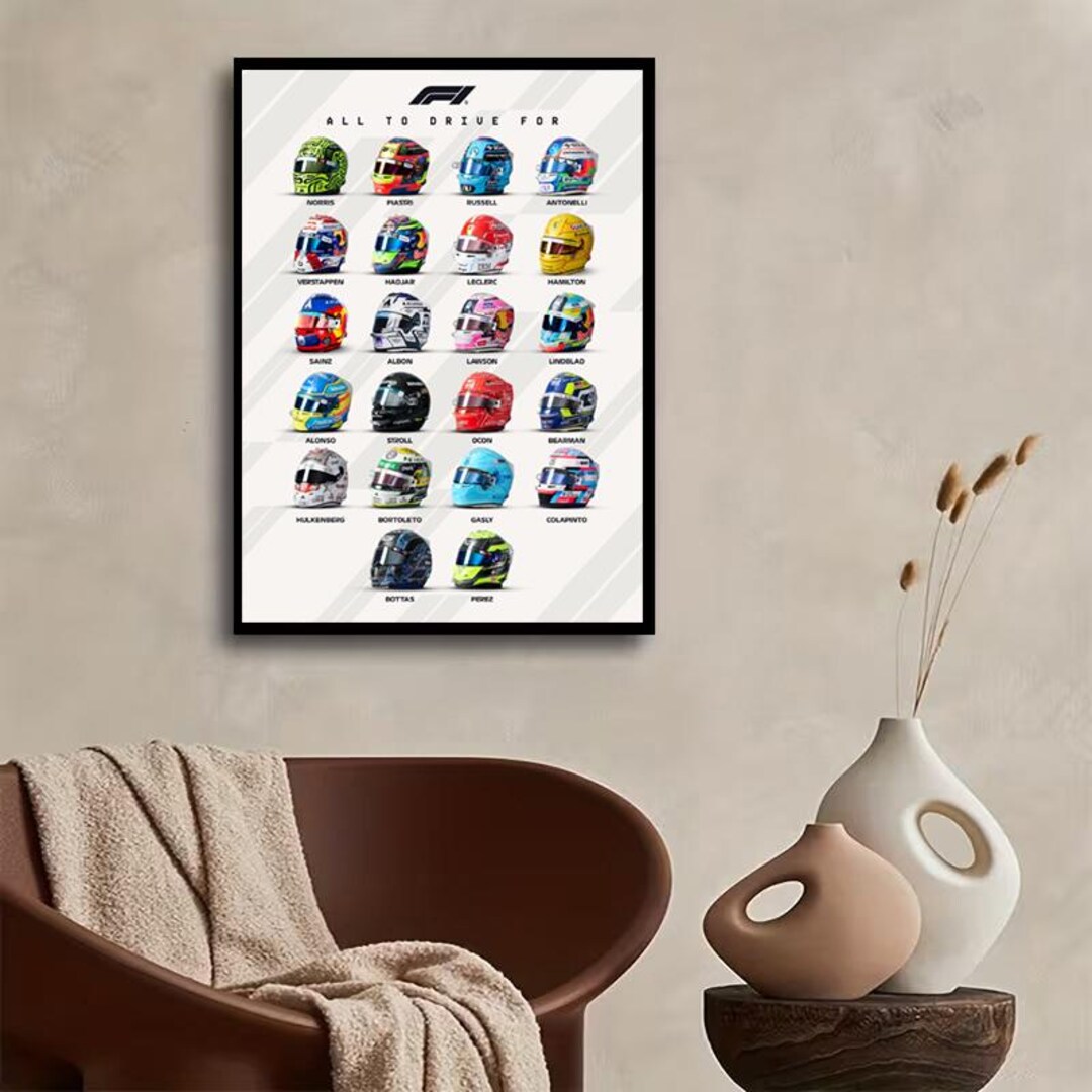 Formula 1 All 22 Confirmed Driver 2026 Poster - Etsy