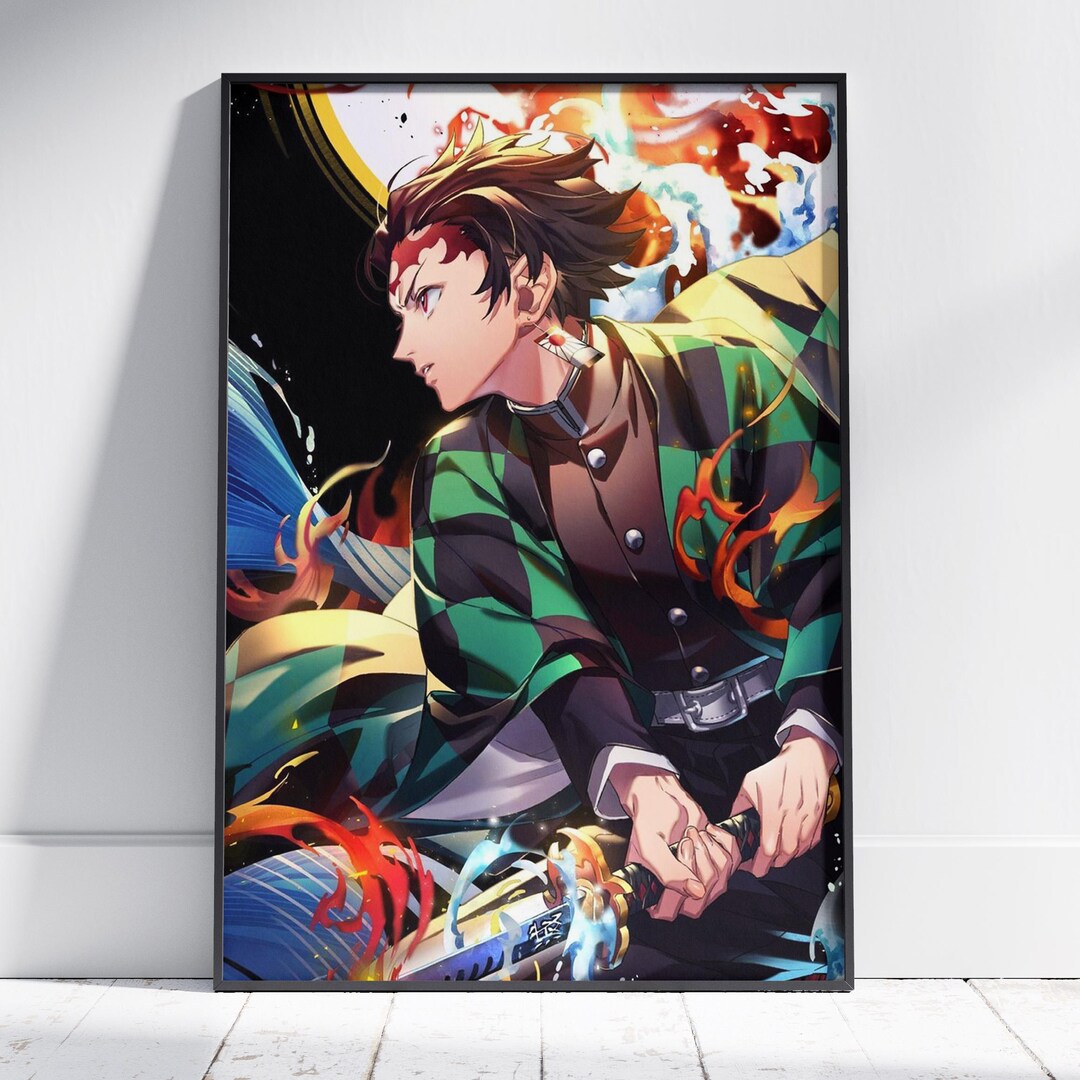 Tanjiro Poster : Unique Anime - Modern Manga Wall Art - Etsy