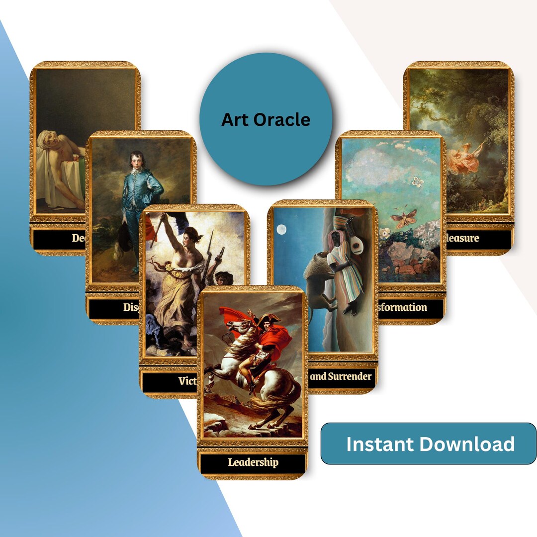 Fine Art Oracle Deck: Classic Painting Divination (digital Download) - Etsy