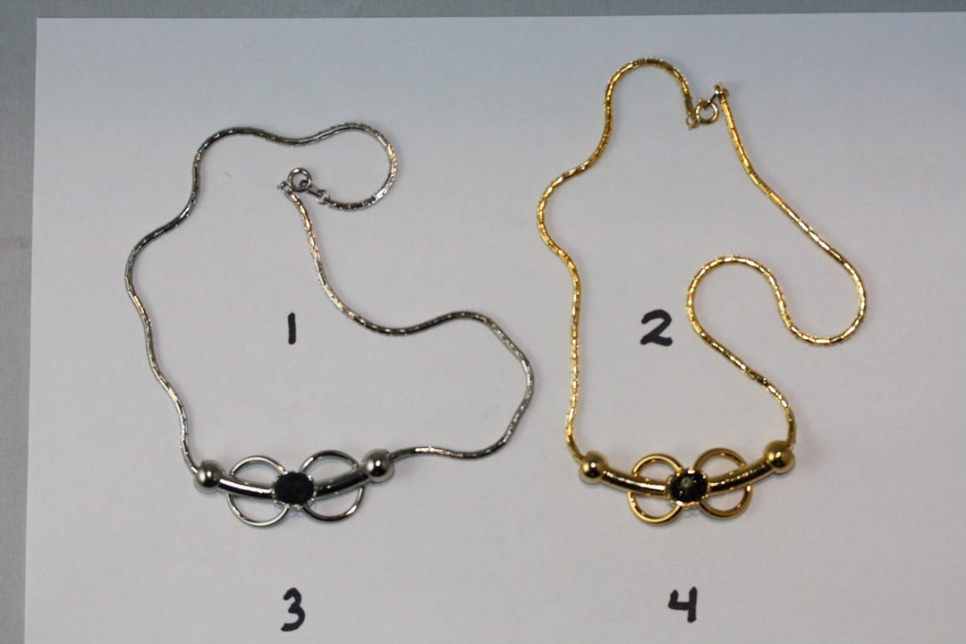 Pretzel Pendant With Chain - Available in Gold or Silver Plate - Etsy