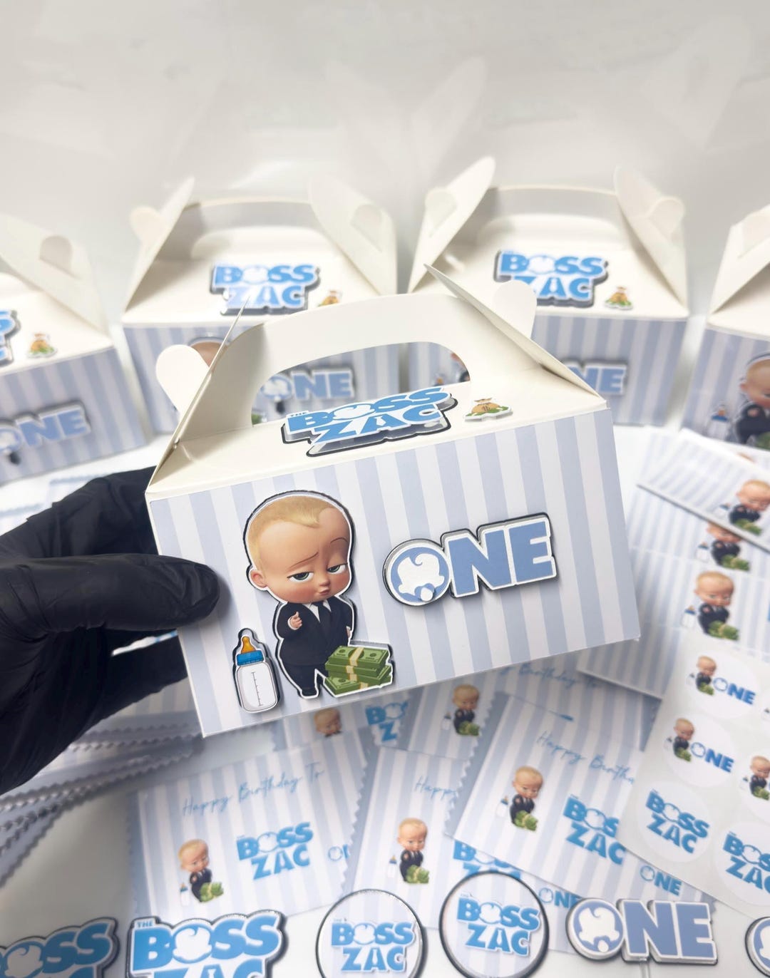 Personalized Boss Baby Birthday Party Boxes – 3D Layered Packaging - Etsy