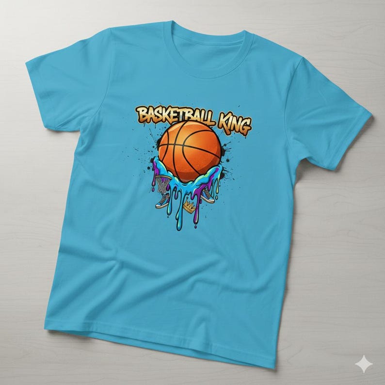 SVG & PNG Graffiti Basketball Drip PNG | Sublimation Clipart (digital ...