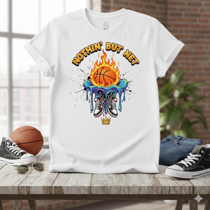 SVG & PNG Graffiti Basketball Drip PNG | Sublimation Clipart (digital ...