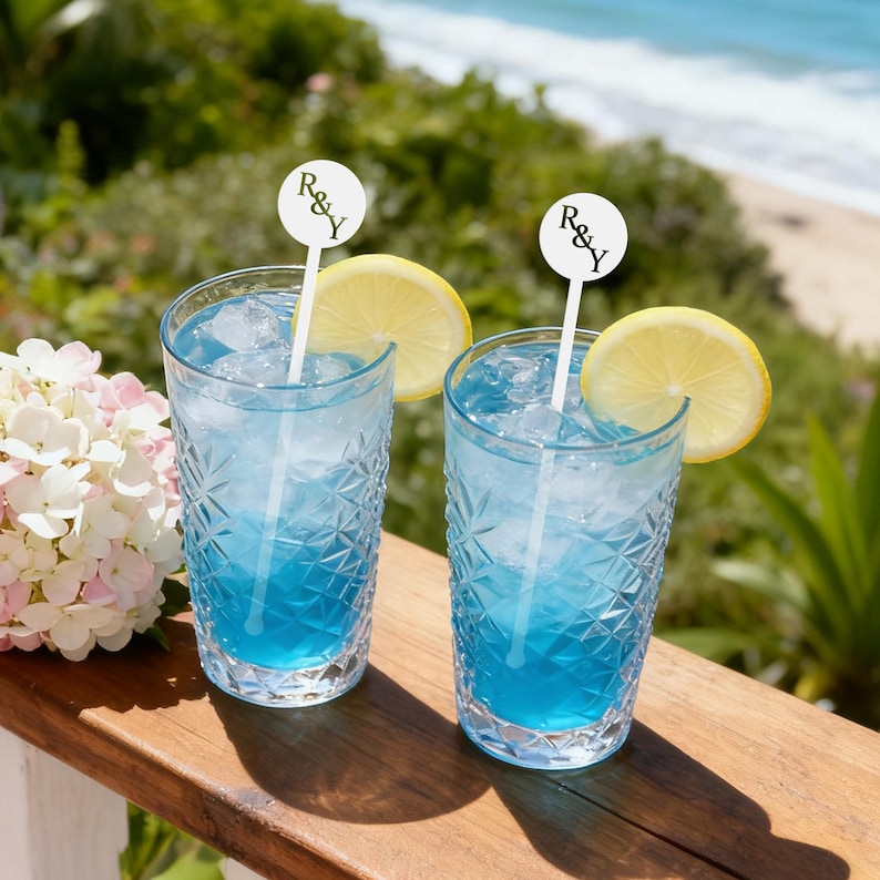 Personalized Wedding Stirrers | Custom Cocktail Sticks | Bridal Parties ...
