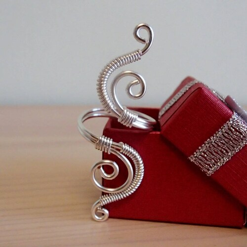 Adjustable Wire Ring Wire Wrapped Ring Silver Copper Gold | Etsy