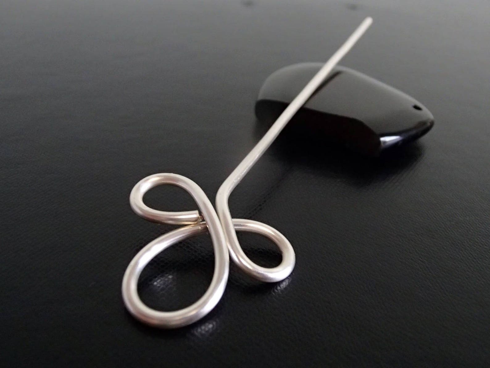 Celtic Shawl Pin Stick, Scarf Pin, Sweater Brooch, Hair Pin, Knitting ...