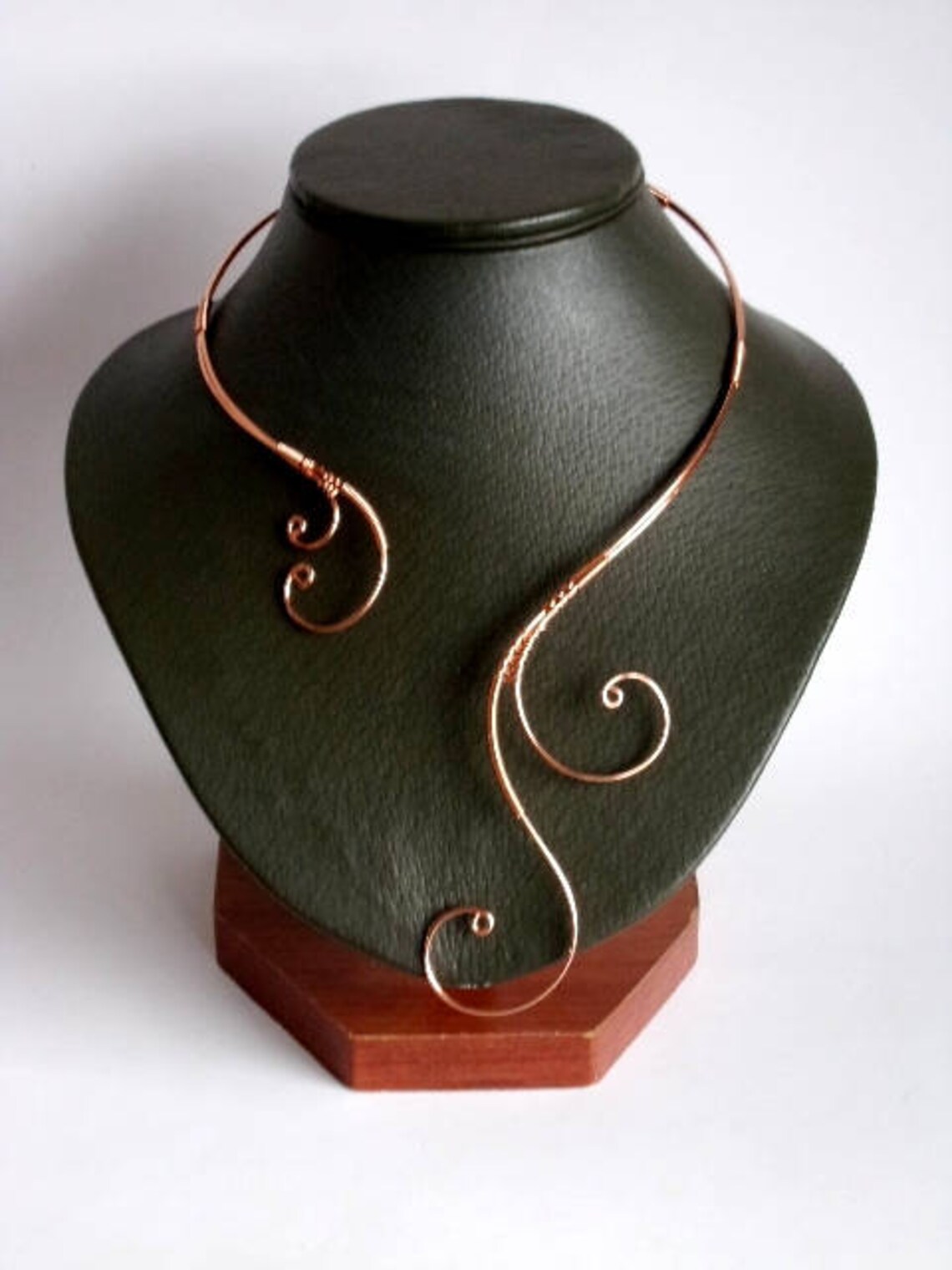 Wire Necklace, Copper Necklace, Collar Necklace, Statement Necklace ...